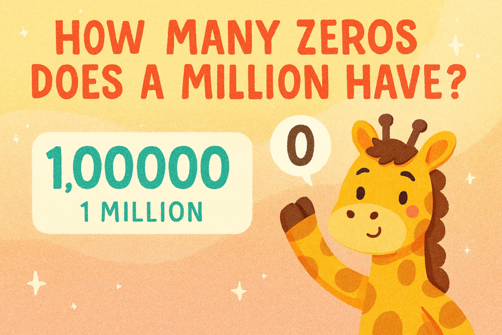 How Many Zeros Does a Million Have? – Easy Explanation